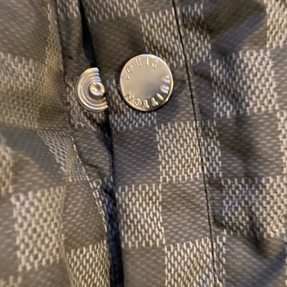 Louis Vuitton | Jackets & Coats | Louis Vuitton Damier Graphite Down ...